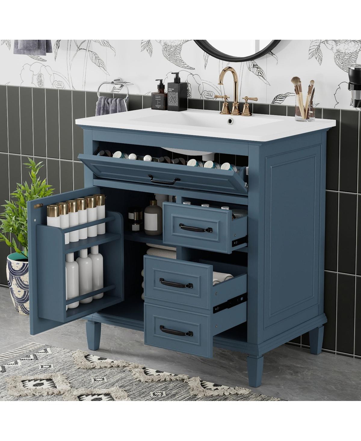 Click here for Sillysis 30 Inch Bathroom Vanity with Ceramic Sink... prices