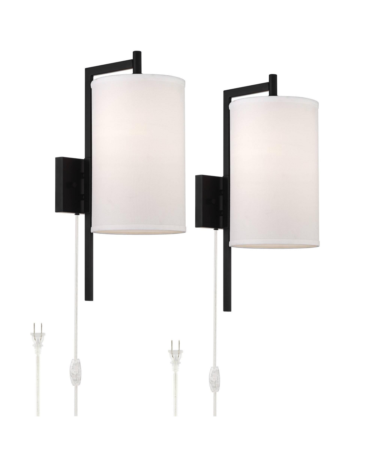 Click here for Possini Euro Design Bixby Modern Wall Lamps Set of... prices