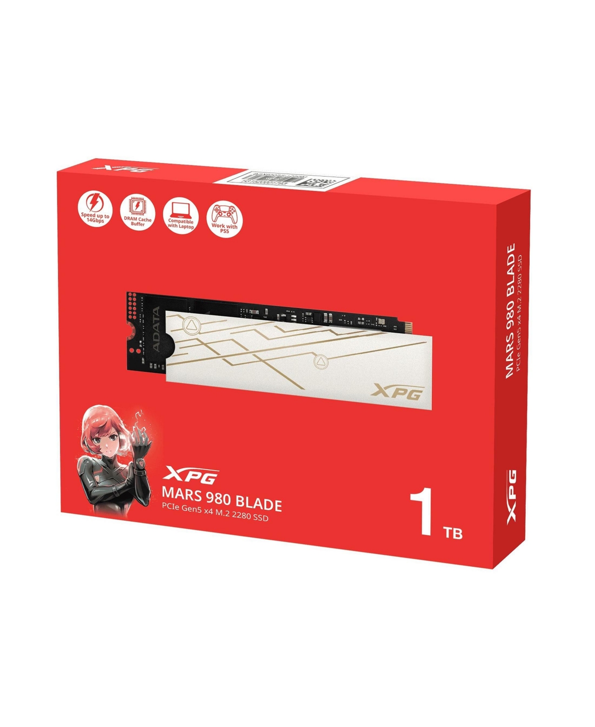 Click here for Adata Mars 980 Blade 1TB PCIe Gen5 NVMe Internal S... prices