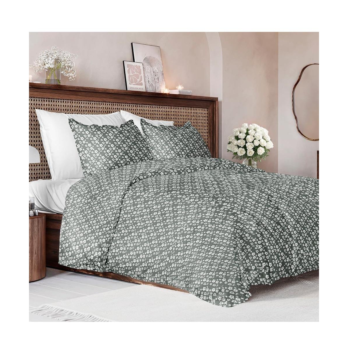 Click here for Cgk Unlimited Floral Duvet Cover Set with Pillow S... prices