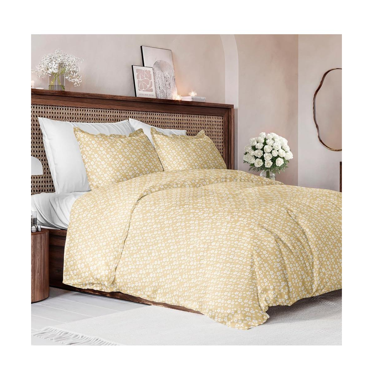 Click here for Cgk Unlimited Floral Duvet Cover Set with Pillow S... prices