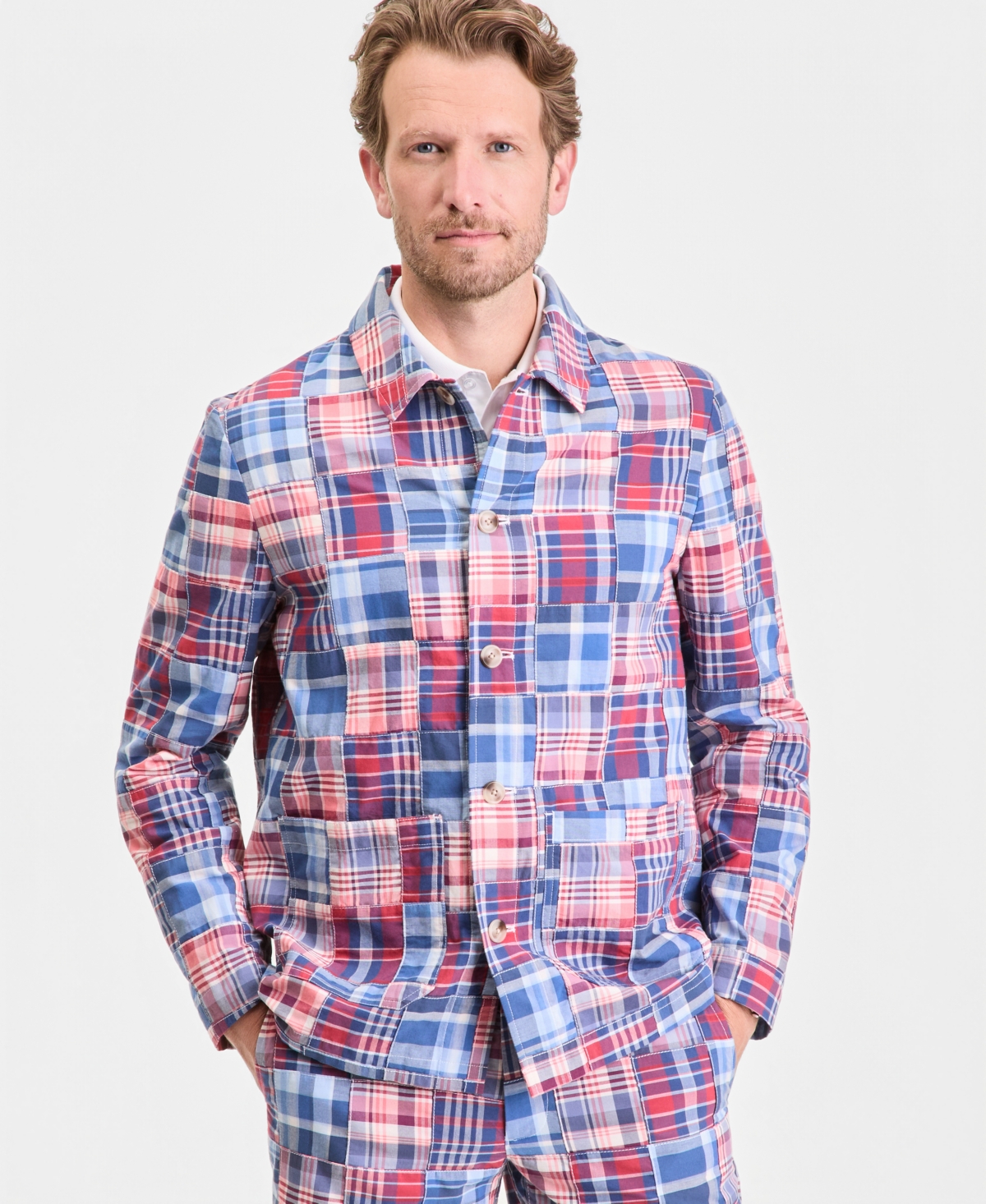 Click here for Club Room Mens Madras Shirt Jacket  Macys Exclusiv... prices