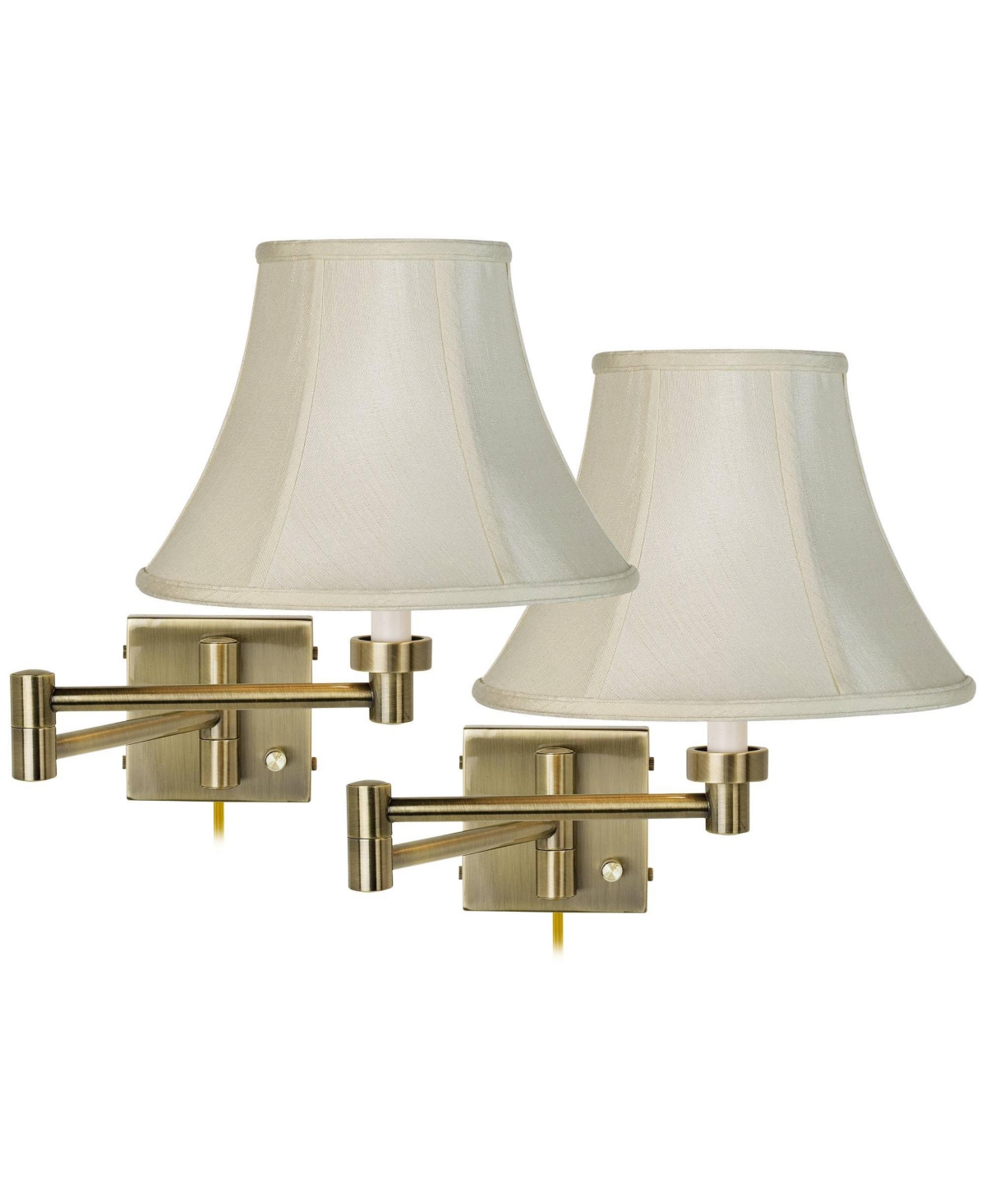Click here for Barnes and Ivy Modern Swing Arm Wall Lamps Set of... prices
