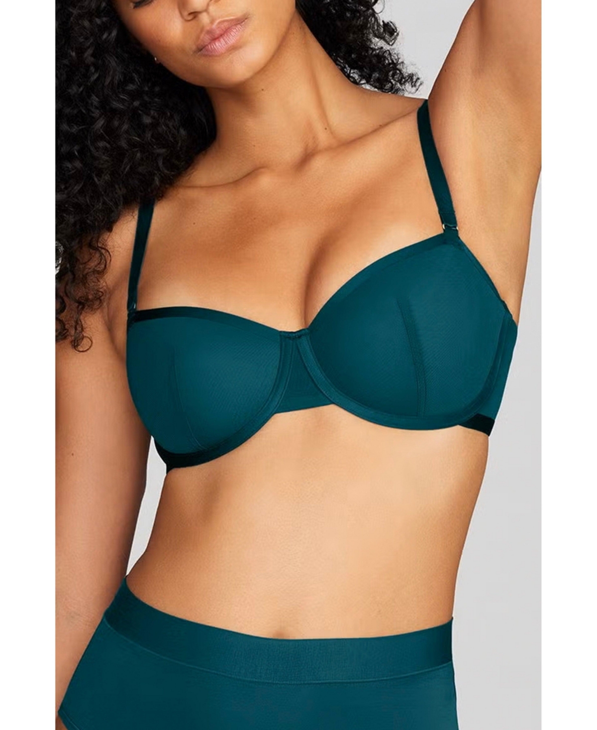 Click here for Cuup Womens The Balconette - Mesh Bra - Mediterran... prices