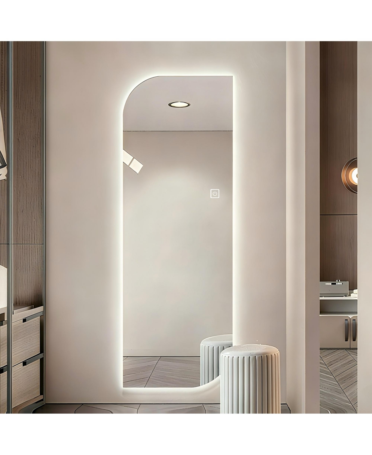 Click here for Busdays 65 x 21 Led Full Length Wall Mirror with I... prices