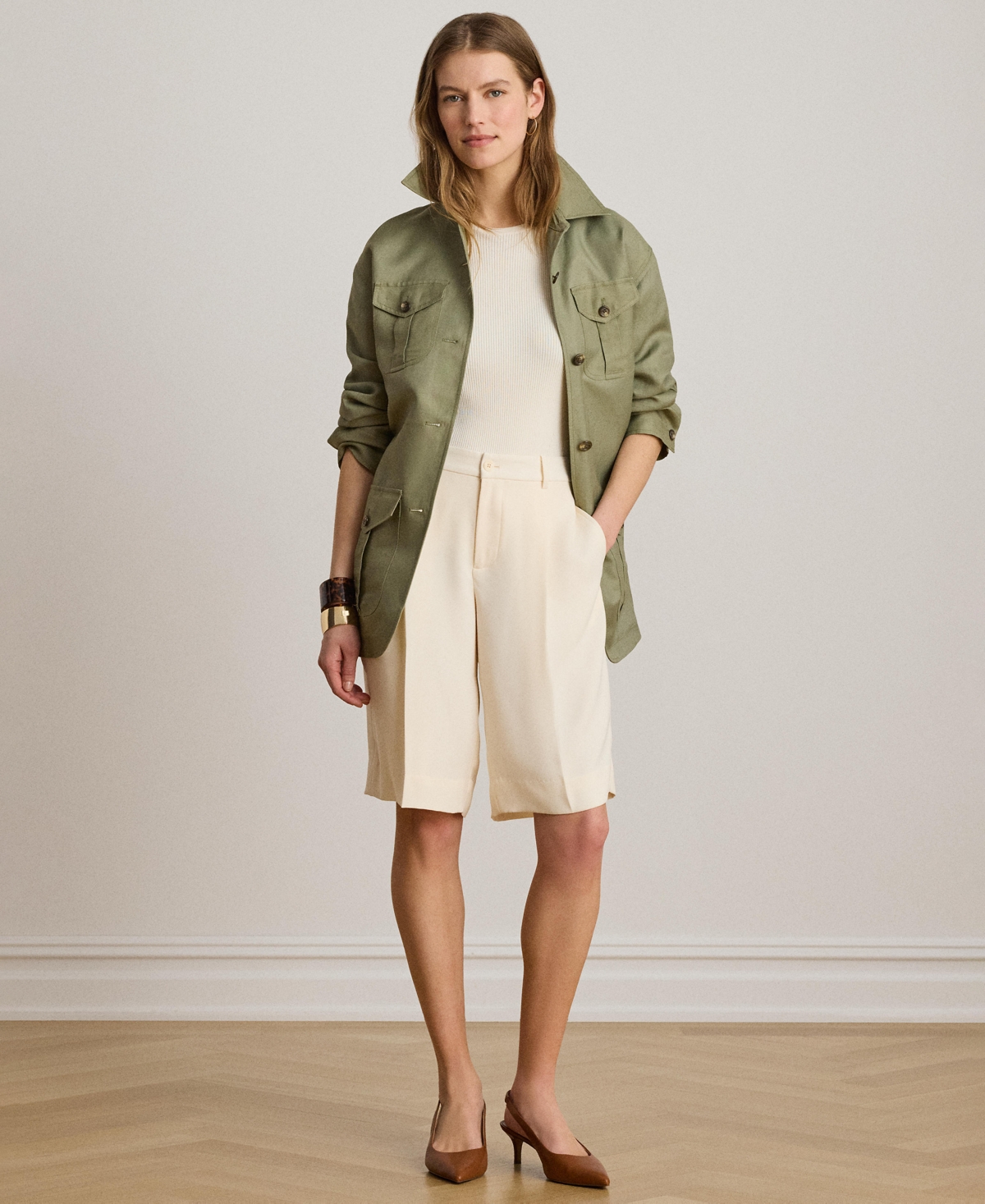 Click here for Lauren Ralph Lauren Womens High-Rise Double-Faced... prices