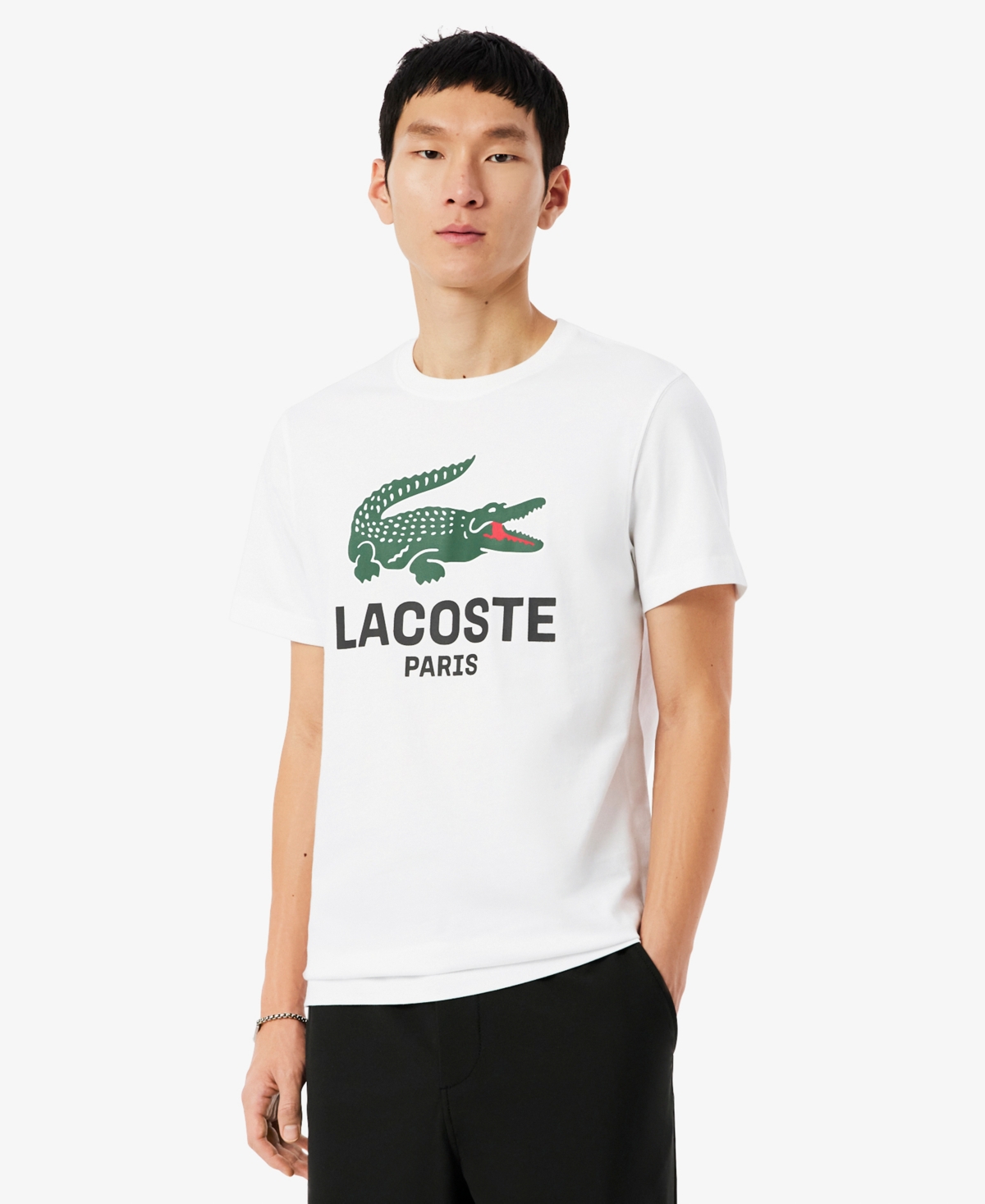 Click here for Lacoste Mens Crewneck Short-Sleeve Cotton T-Shirt... prices