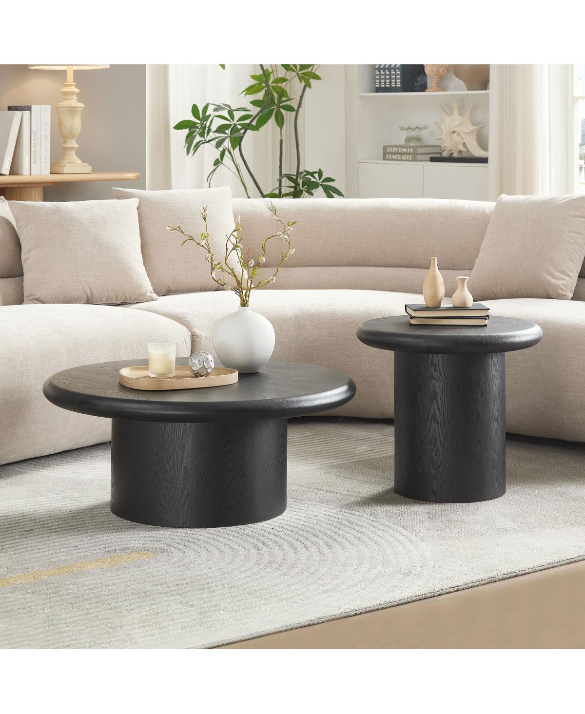 Click here for Streamdale Furniture Modern 2-Pc Round Coffee Tabl... prices