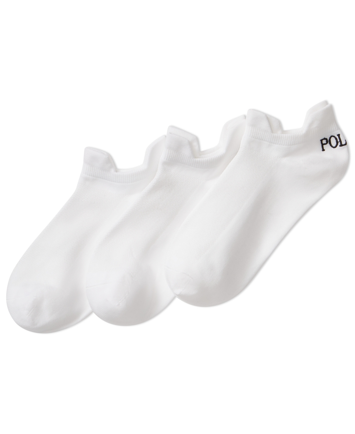 Click here for Lauren Ralph Lauren Womens Double Tab No Show Sock... prices