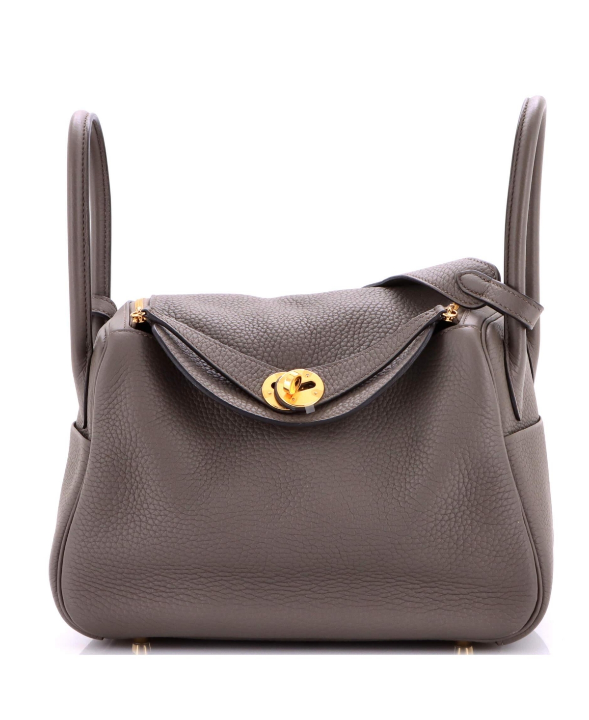 Click here for Pre-Owned HERMES 26 Lindy Bag Clemence - Grey prices