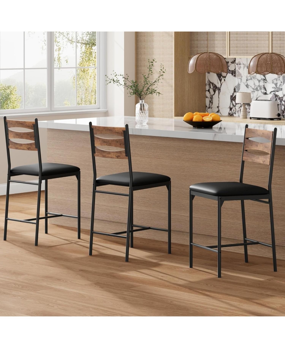 Click here for gaomon Dining Chair Bar Stools Set of 2 - Barstool... prices