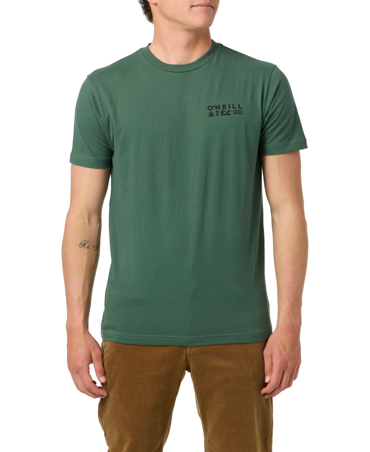 Click here for ONeill Mens Glyphs Short-Sleeve T-Shirt - Cilantro prices
