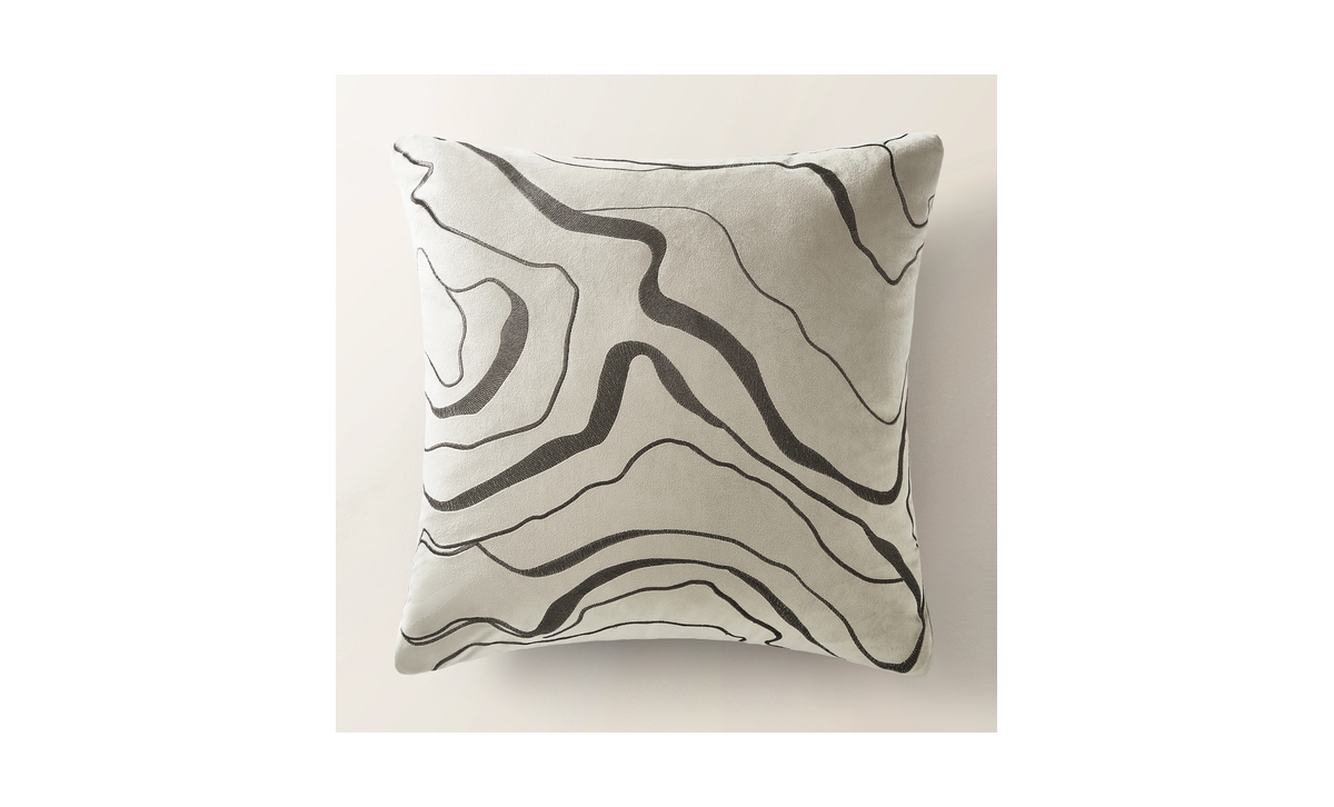 Click here for Z Gallerie Encina Pillow - Silver prices
