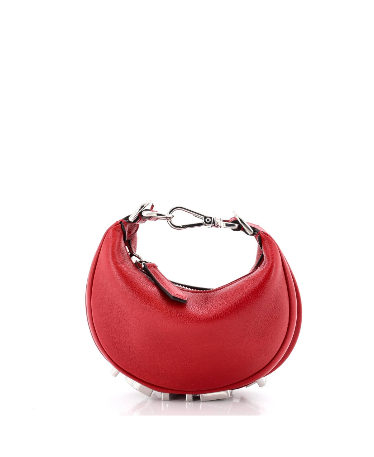 Click here for Pre-Owned Fendi Nano Fendigraphy Bag Leather - Red prices