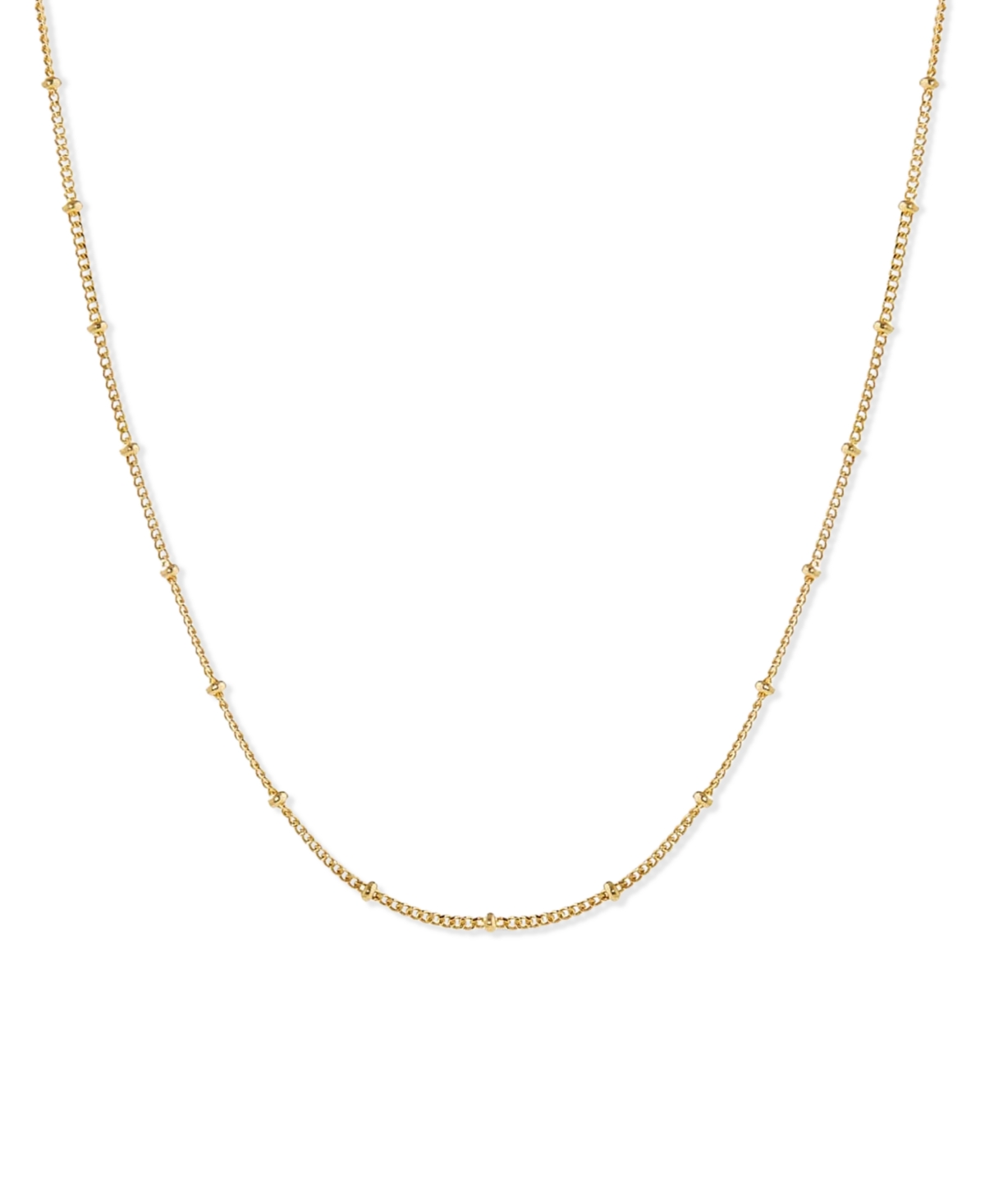 Click here for Ana Luisa Ana Gold-Plated Small Ball Chain Necklac... prices