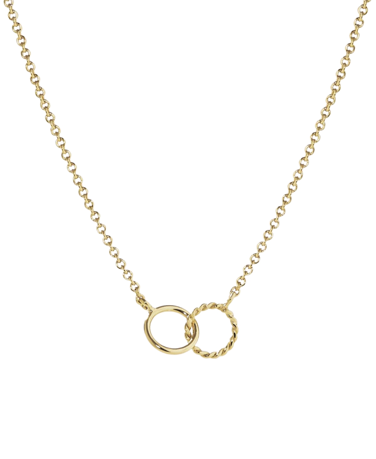 Click here for Ana Luisa Sam Gold-Plated Interlocking Circles Nec... prices