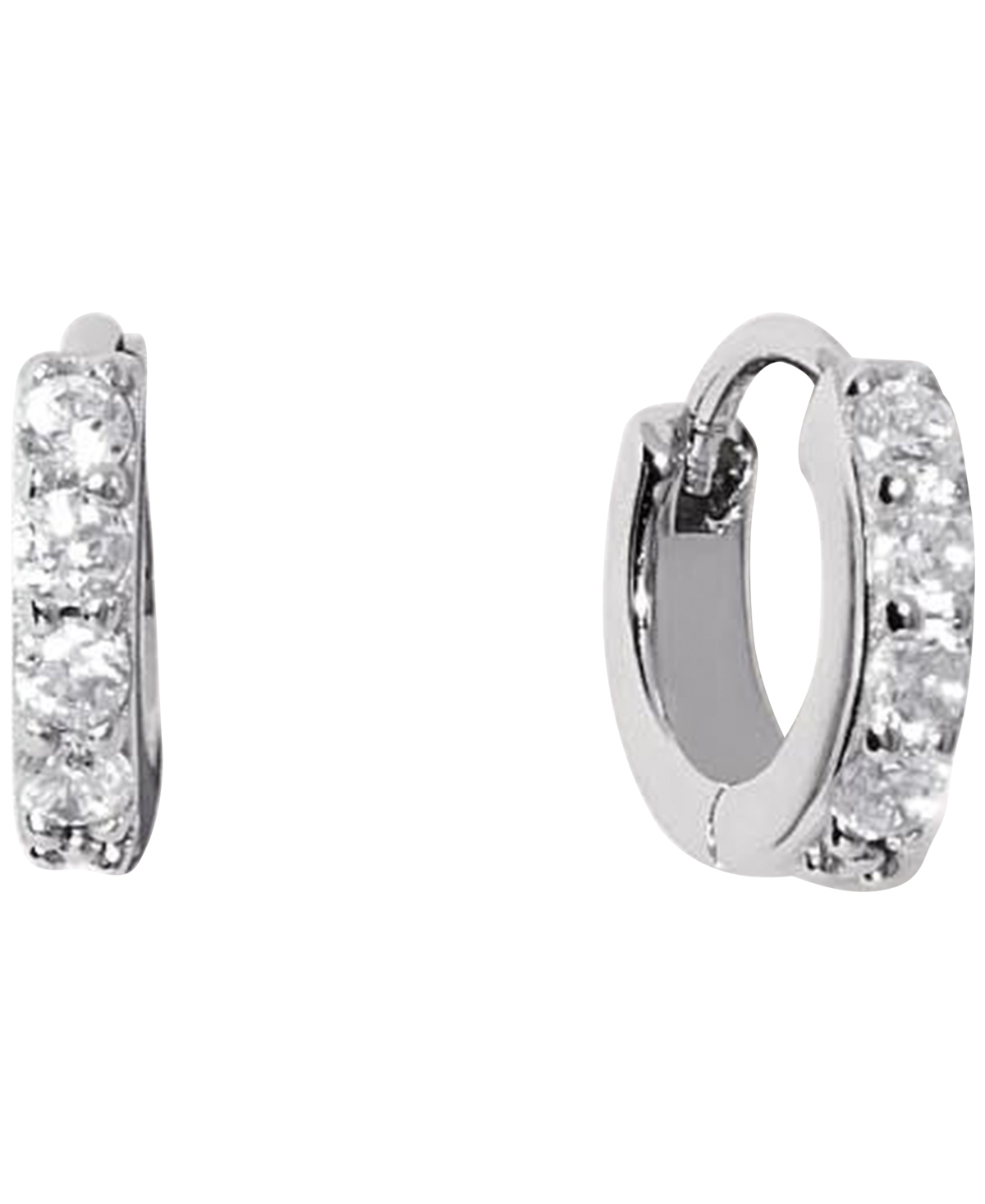 Click here for Ana Luisa Suzanne Silver Huggie Hoop Earrings - Si... prices