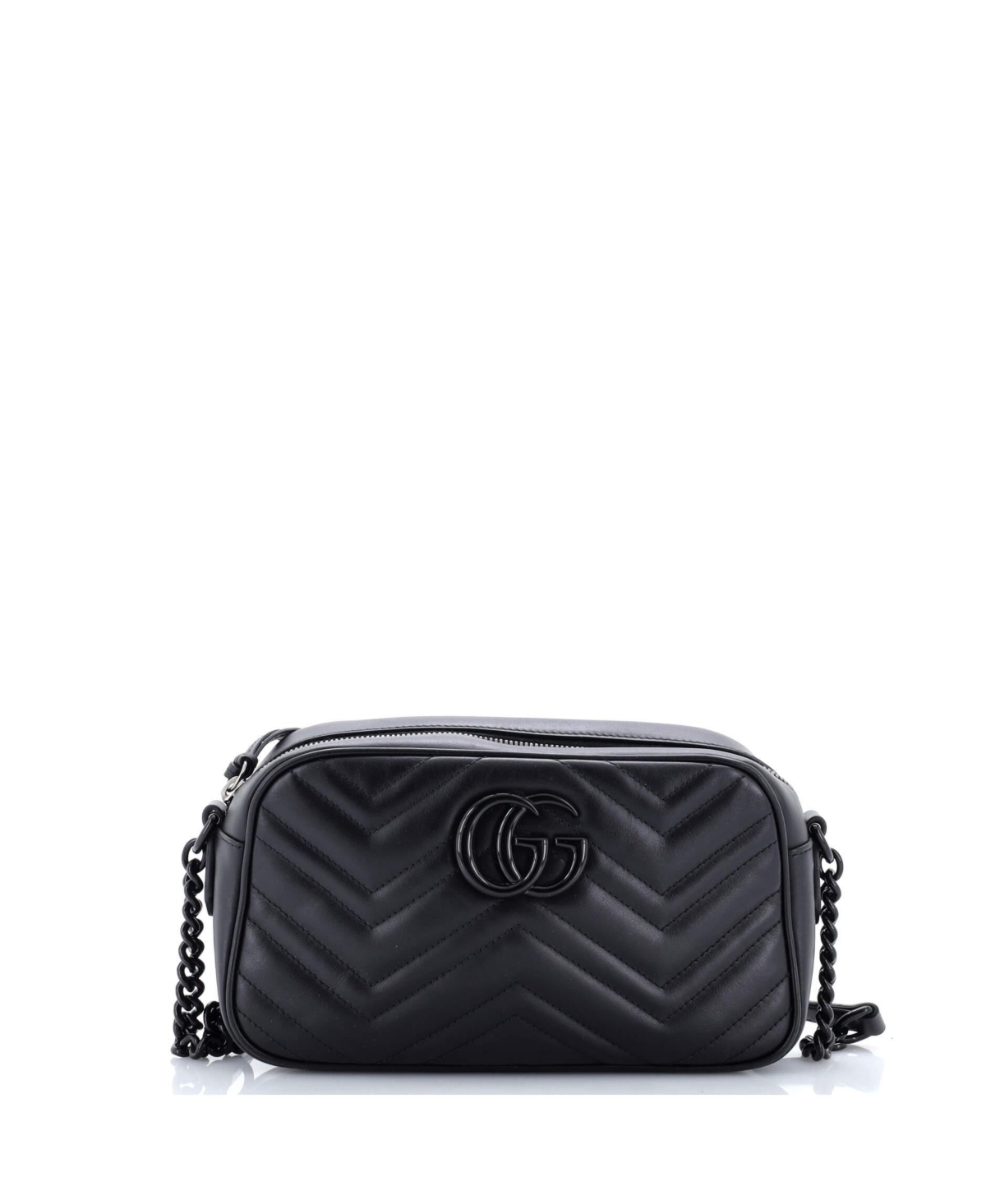 Click here for Pre-Owned Gucci Small Gg Marmont Monochrome Should... prices