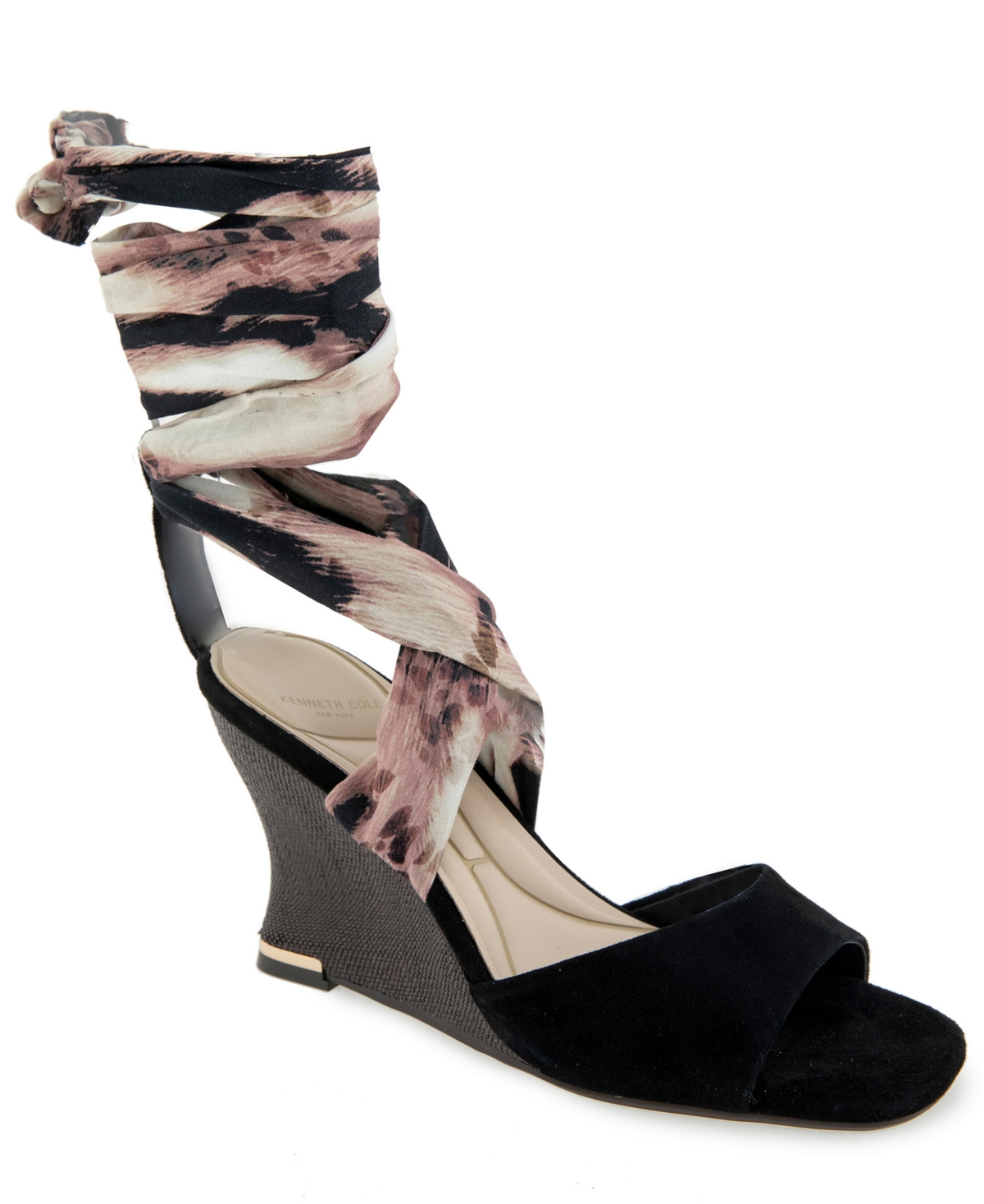 Click here for Kenneth Cole New York Womens Fabia Ankle-Wrap Wedg... prices