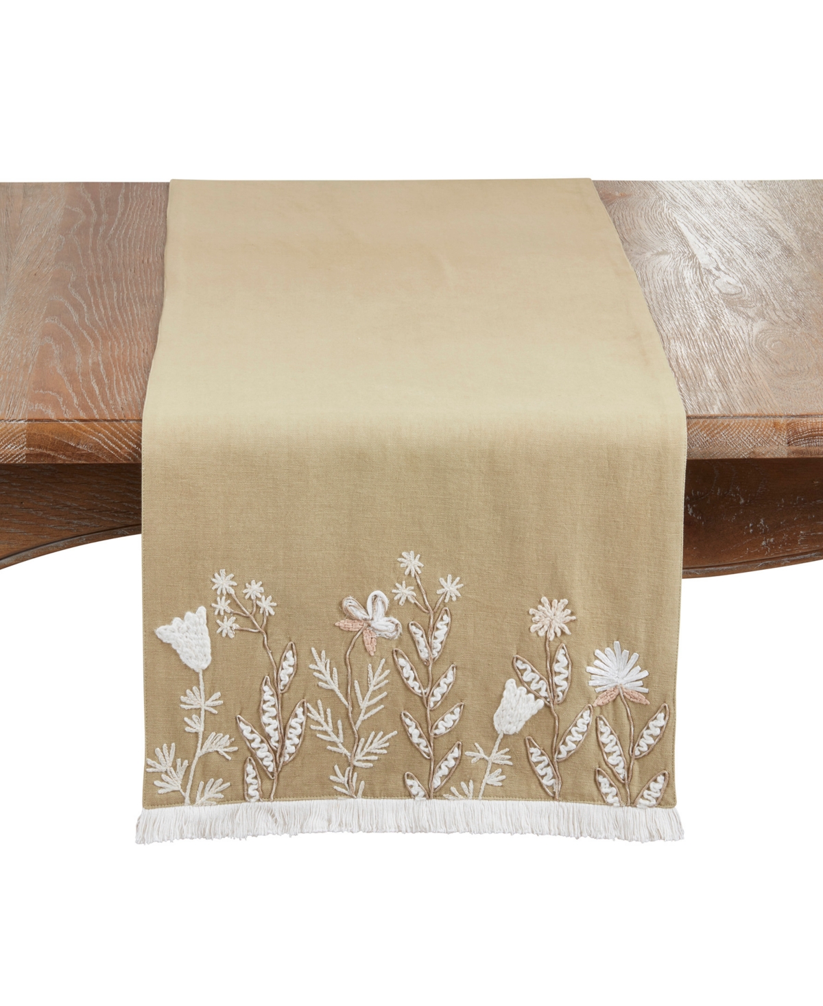Click here for Saro Lifestyle Embroidered Meadow Table Runner  16... prices
