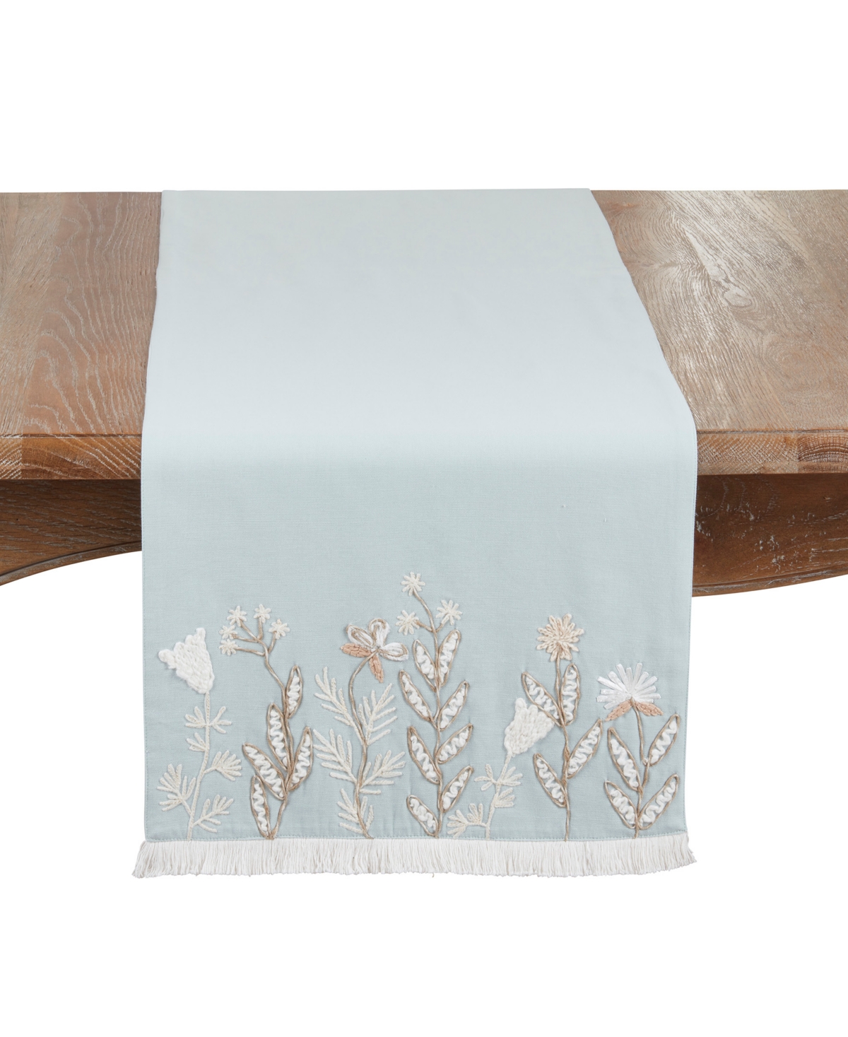 Click here for Saro Lifestyle Embroidered Meadow Table Runner  16... prices