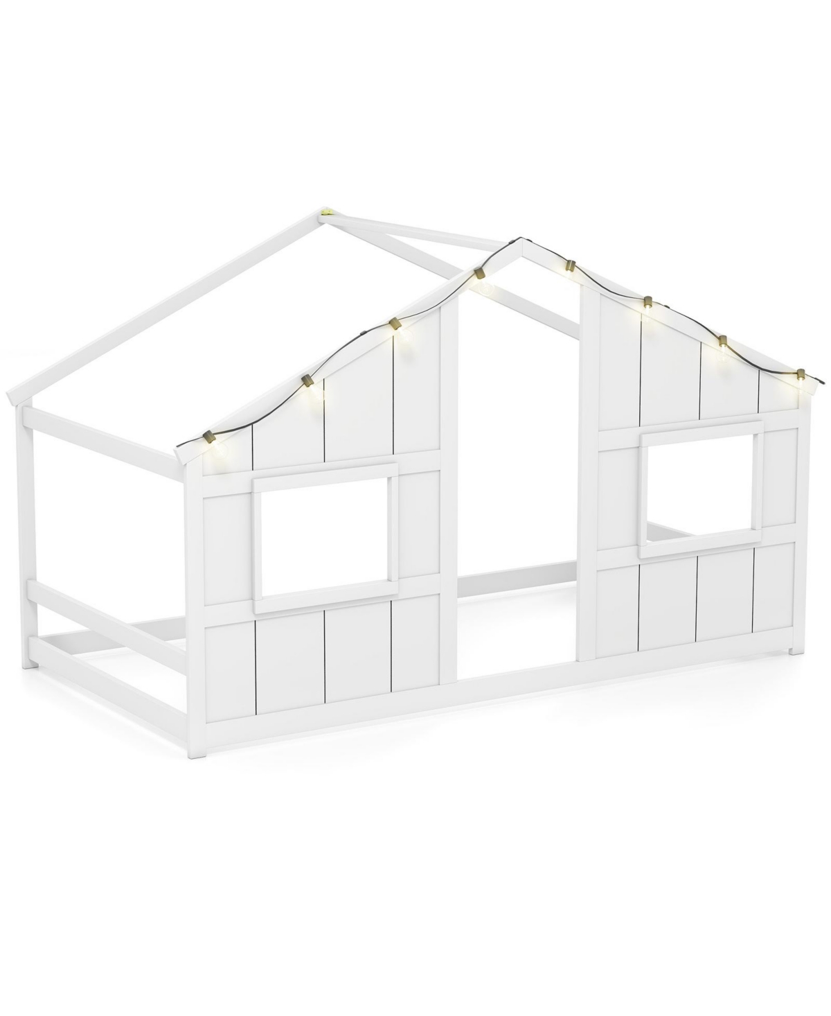 Click here for Gouun Twin Size House Bed with Led Lights  Montess... prices