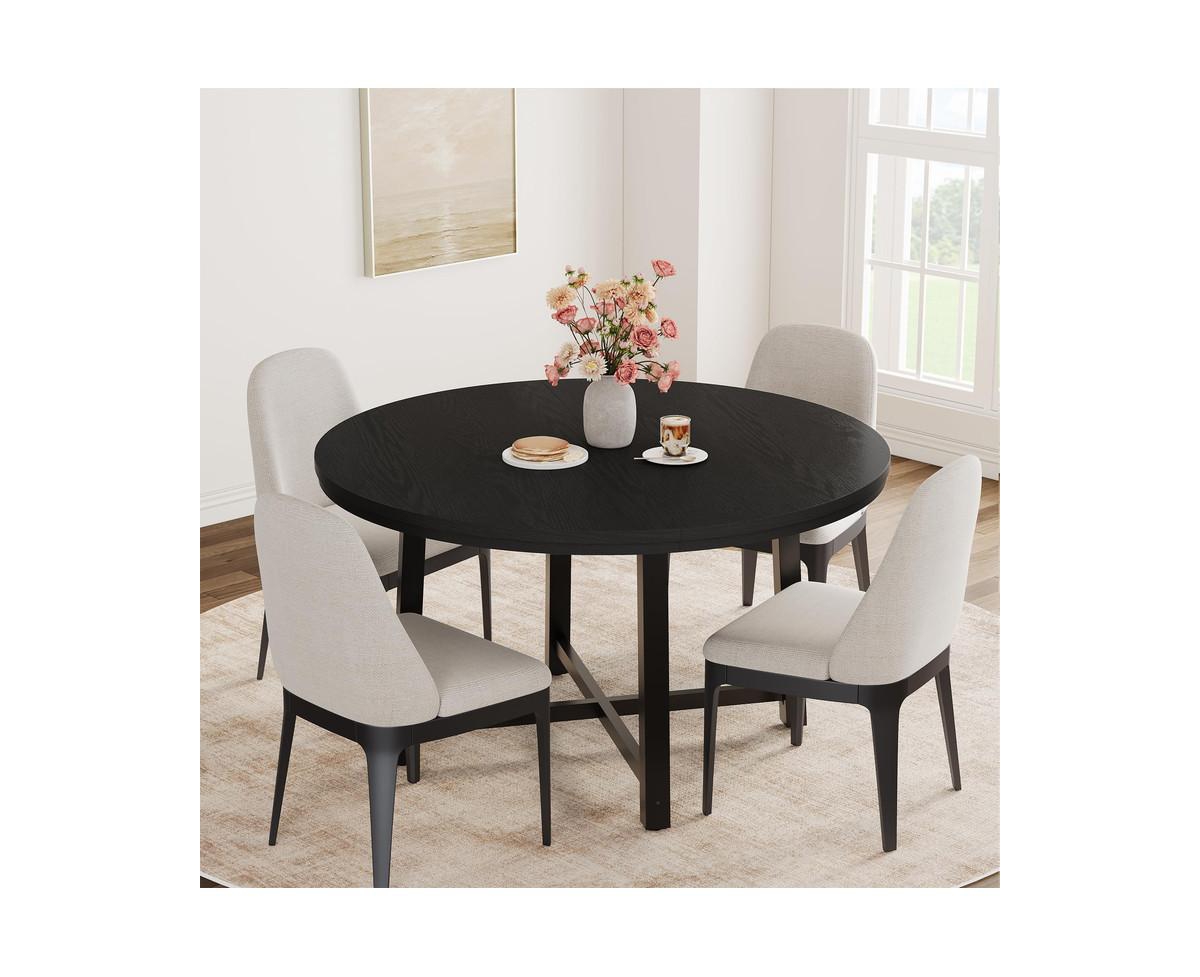 Click here for gaomon 4-Person Space-Saving Round Dining Table wi... prices