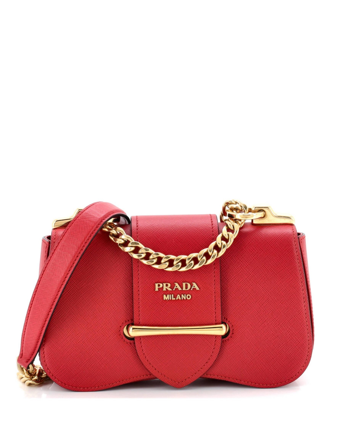 Click here for Pre-Owned Prada Medium Sidonie Chain Shoulder Bag... prices