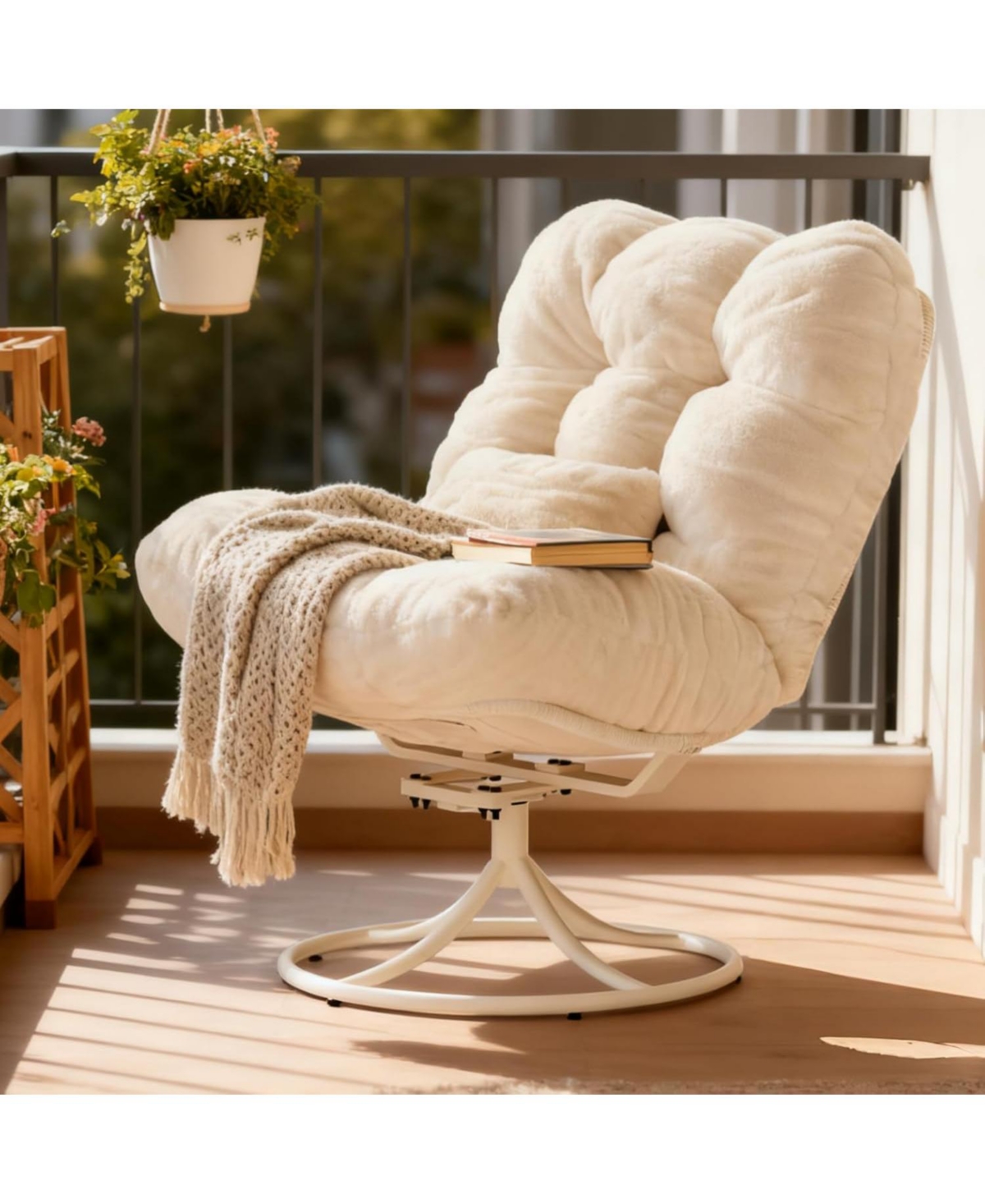 Click here for gaomon Oversize 360 Degrees Swivel Lounge Chair- M... prices