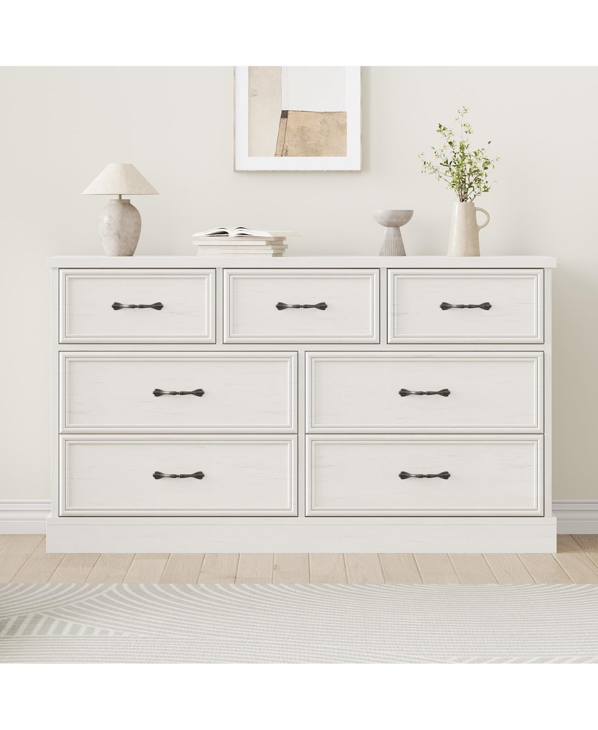 Click here for gaomon 7 Drawer Dresser for Bedroom  55 Wide Woode... prices