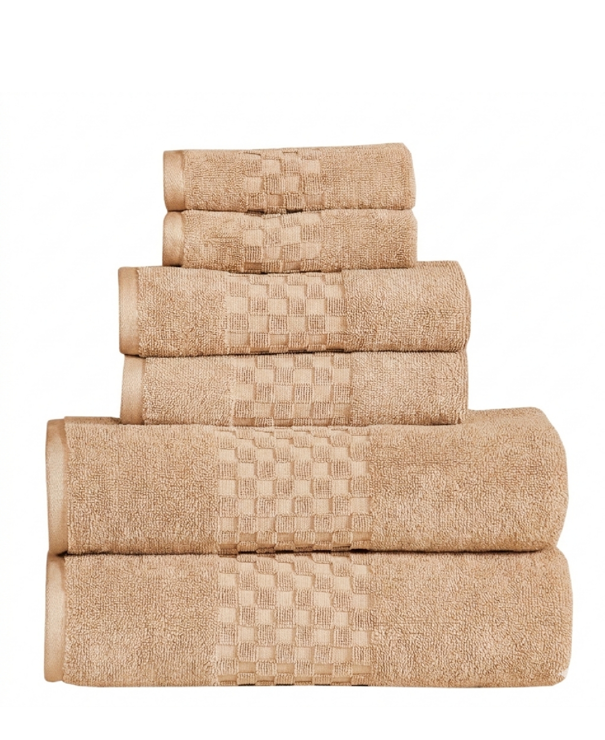 Click here for Feather & Stitch  Ny Luna 6-Pc. Bath Towel Set - T... prices