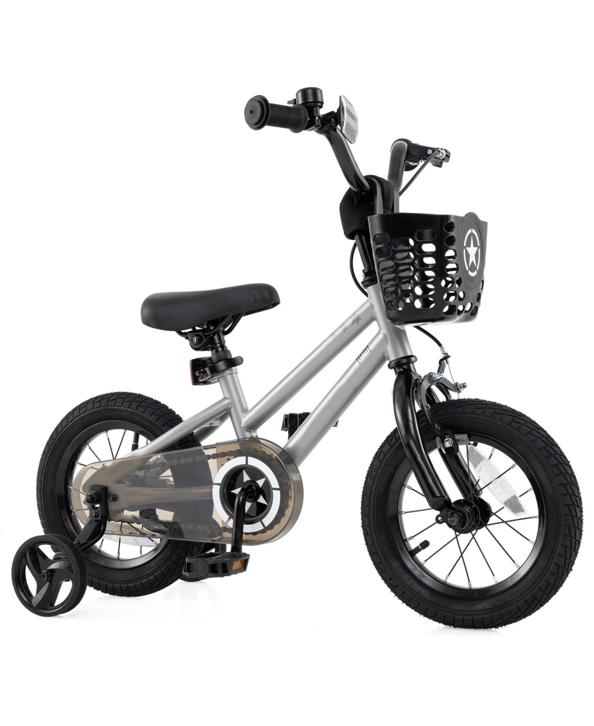 Click here for Slickblue Kids Adjustable Bicycle with Clear Chain... prices
