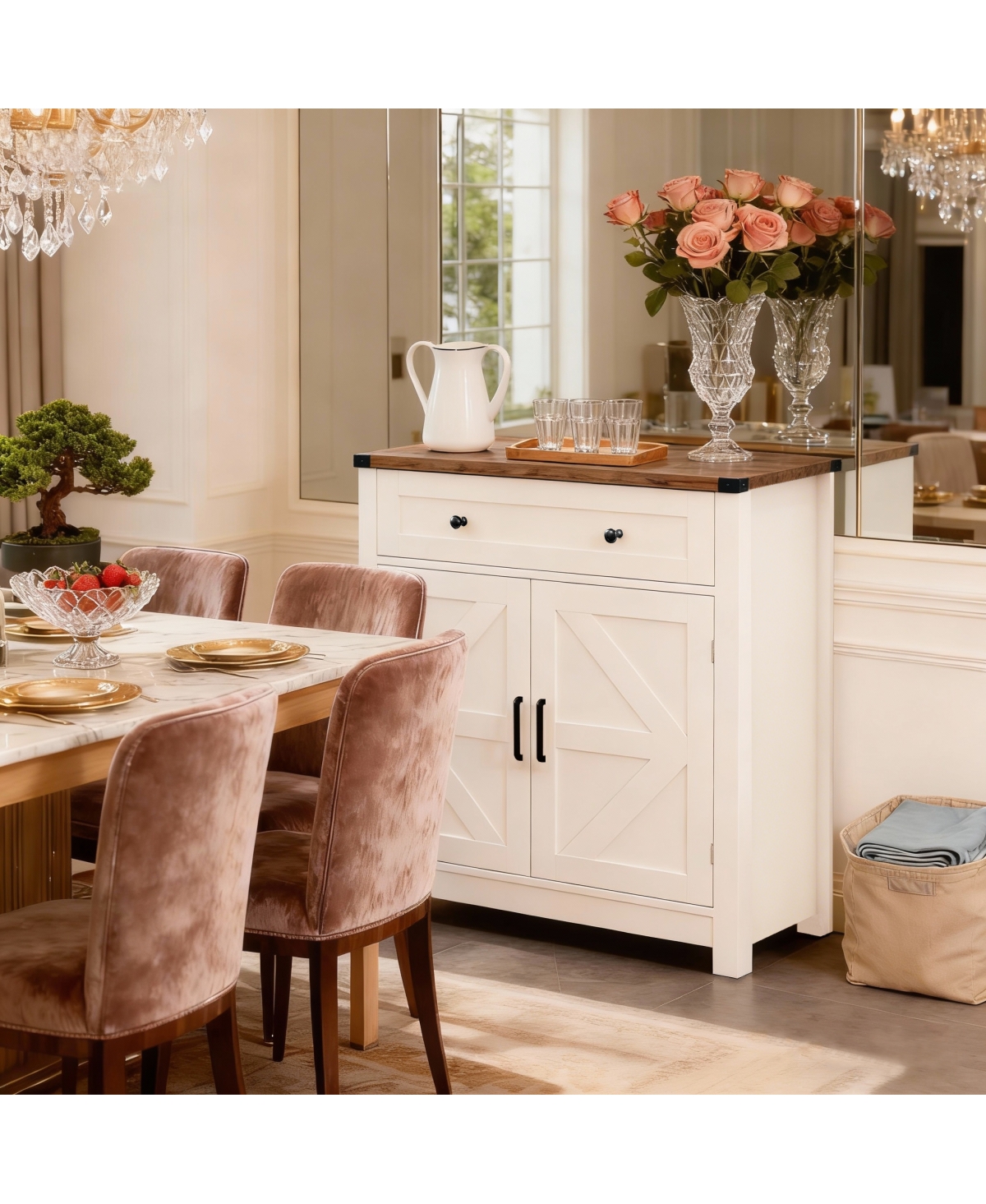 Click here for Streamdale Furniture Farmhouse Barn-Door Storage C... prices