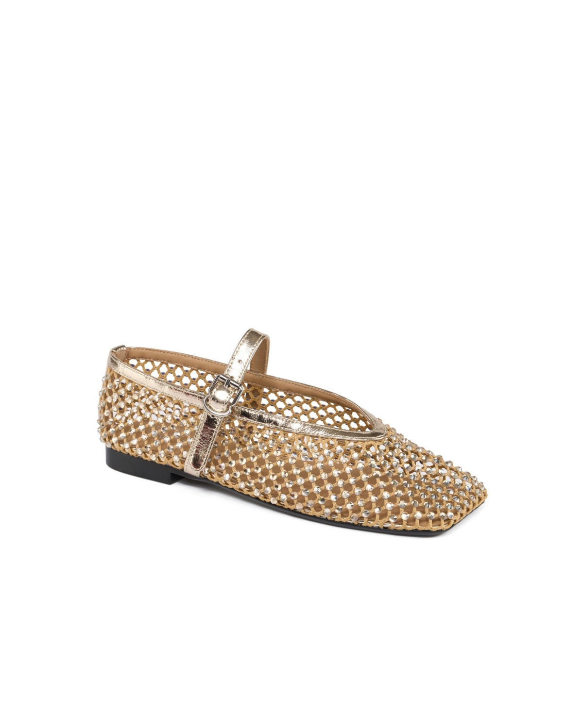 Click here for Grace Footwear Christen Netted Leather Mary Jane -... prices