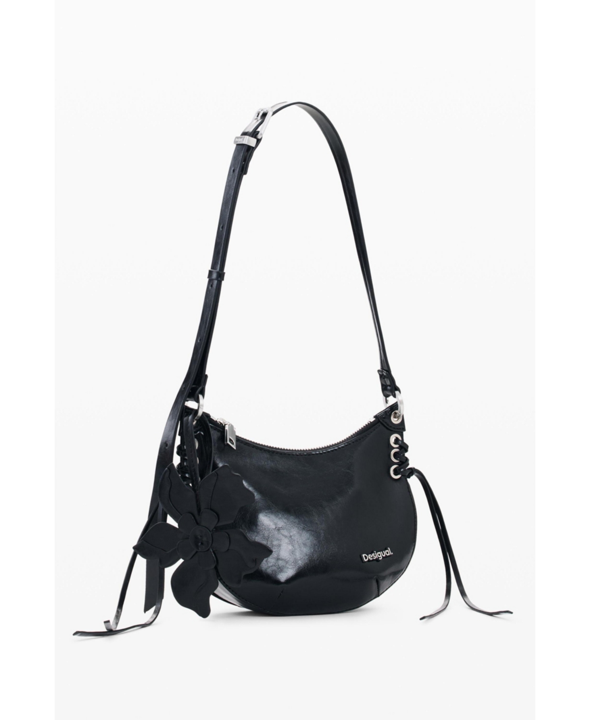 Click here for Desigual Womens Crossbody wallet seams - Black prices