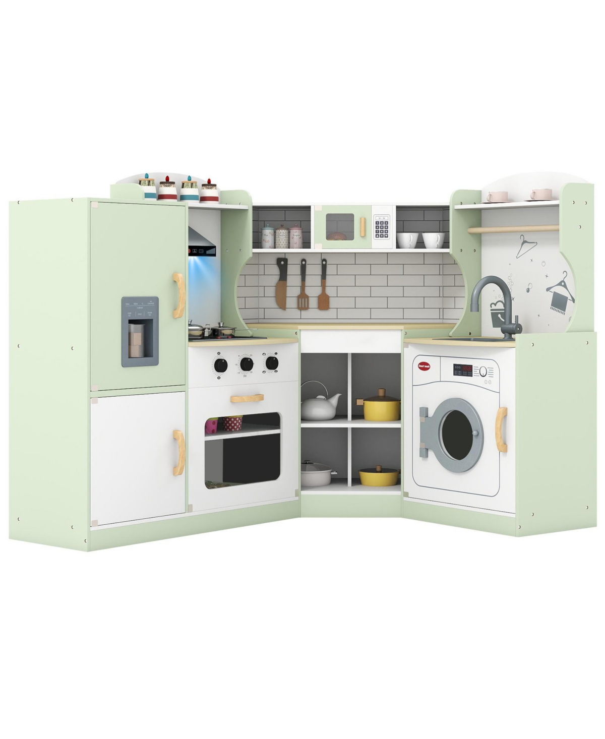 Click here for Slickblue Kids Corner Play Kitchen with Washer and... prices