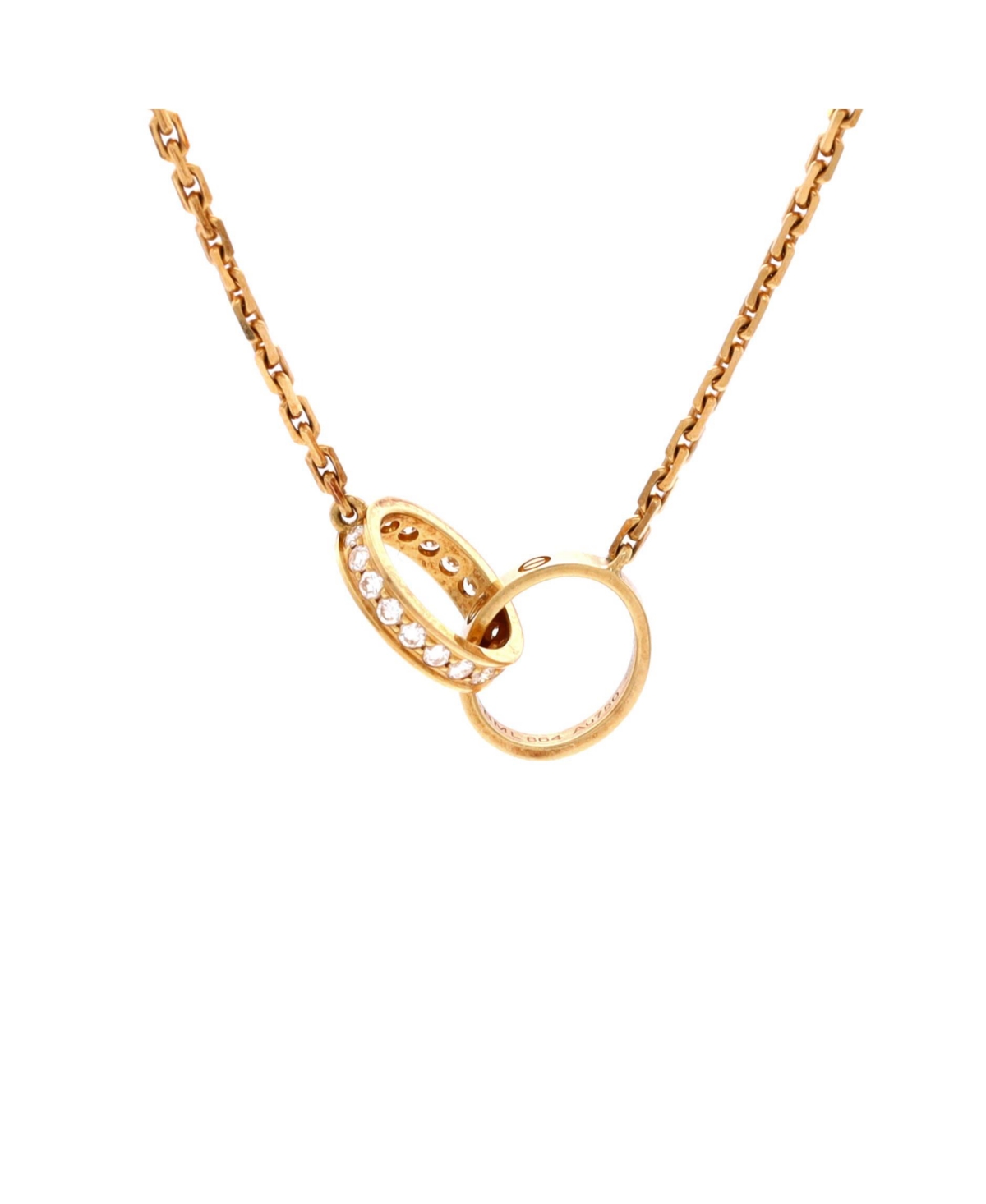 Click here for Pre-Owned Cartier Love Interlocking Necklace - 18k... prices