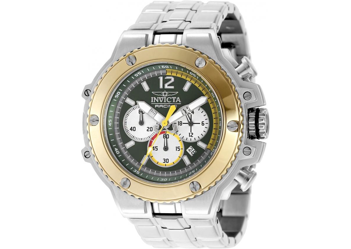 Click here for Invicta Mens Invicta Racing Quartz Chronograph Sil... prices