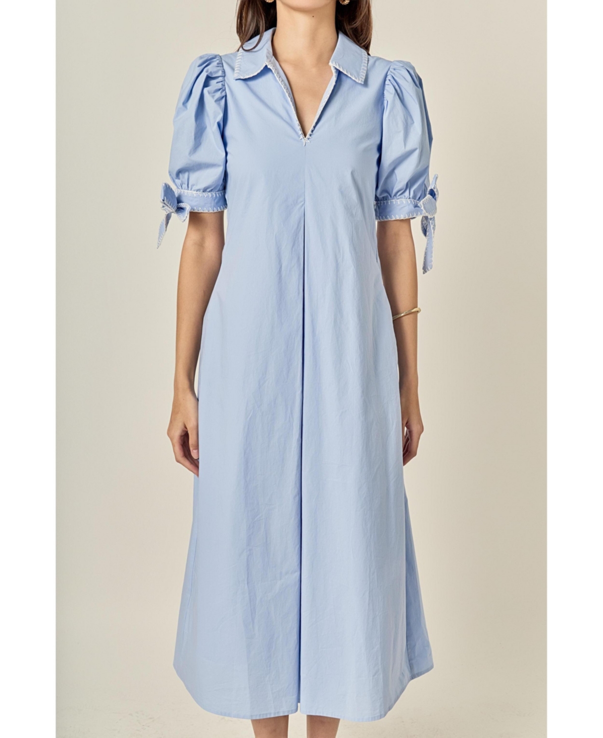 Click here for English Factory Womens Stitch Detailed Midi Dress... prices