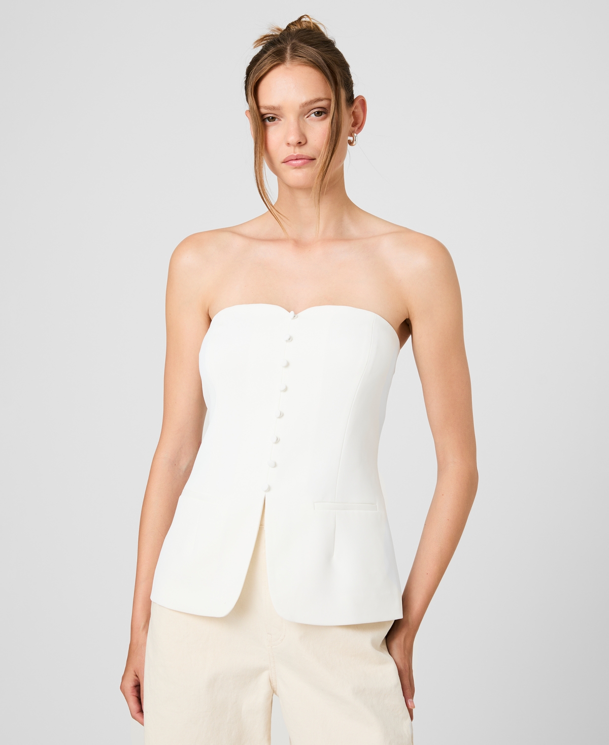 Click here for French Connection Womens Harry Suiting Strapless T... prices
