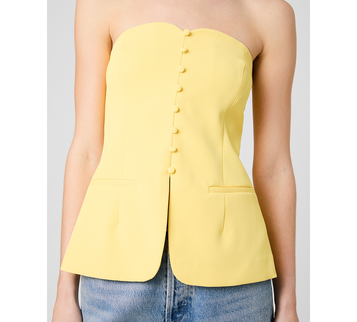 Click here for French Connection Womens Harry Suiting Strapless T... prices