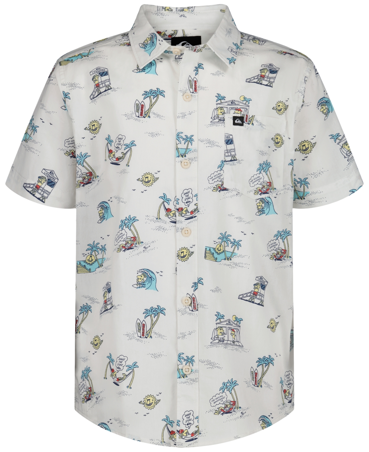 Click here for Quiksilver Boys 8-20 Short-Sleeve Button-Down Shir... prices