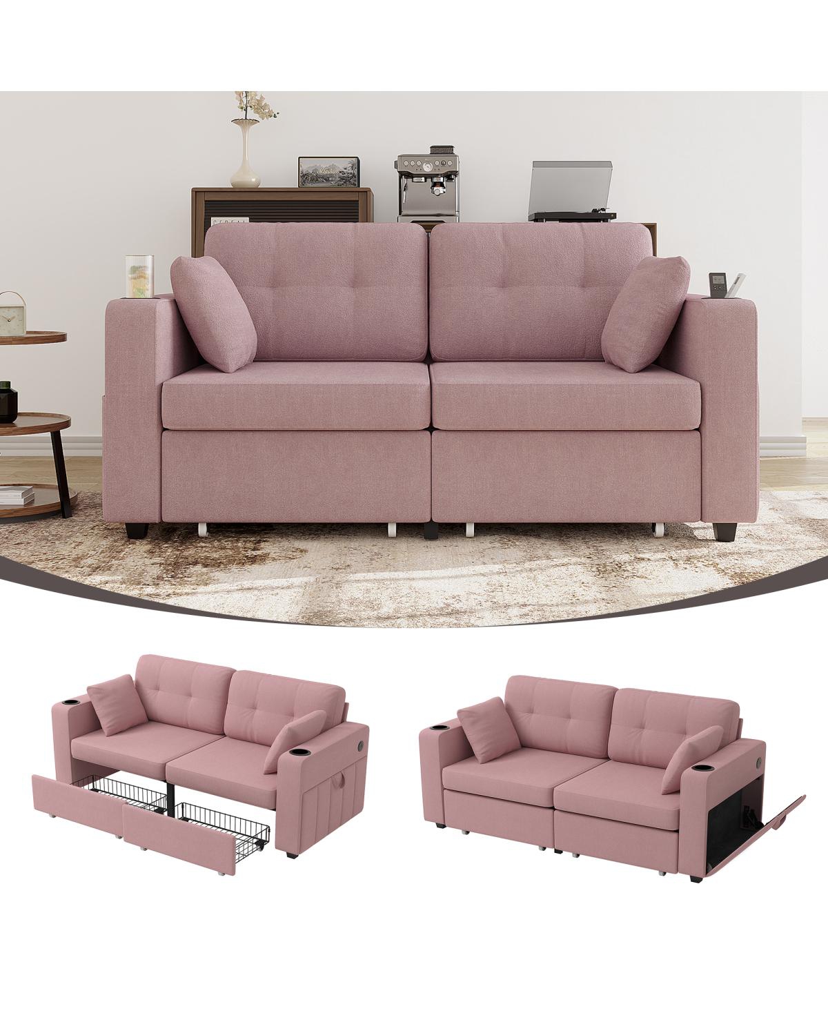 Click here for Streamdale Furniture Modern 3-Seat Chenille Sofa w... prices