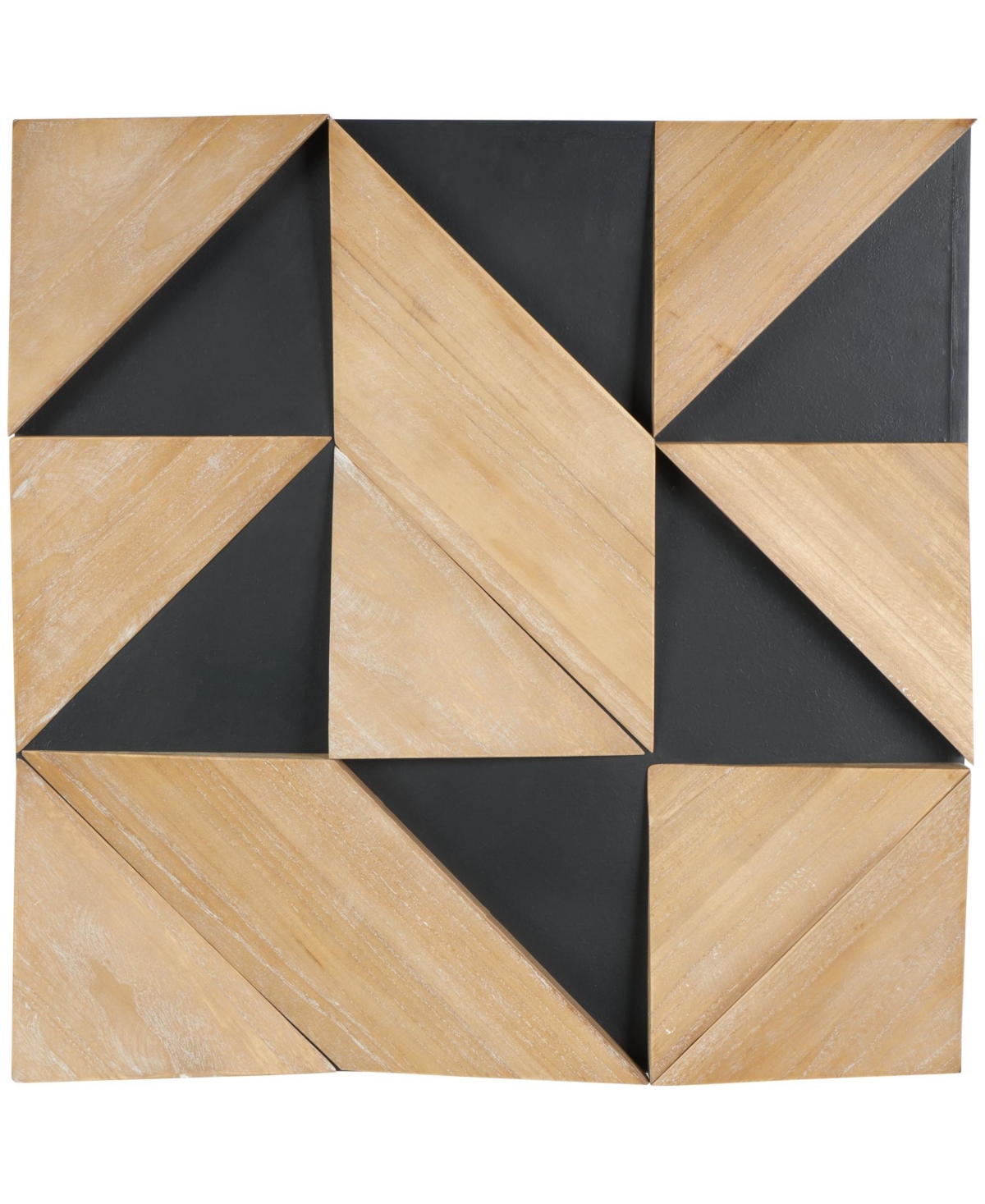 Click here for Rosemary Lane 30 Geometric Wood Triangle Wall Deco... prices