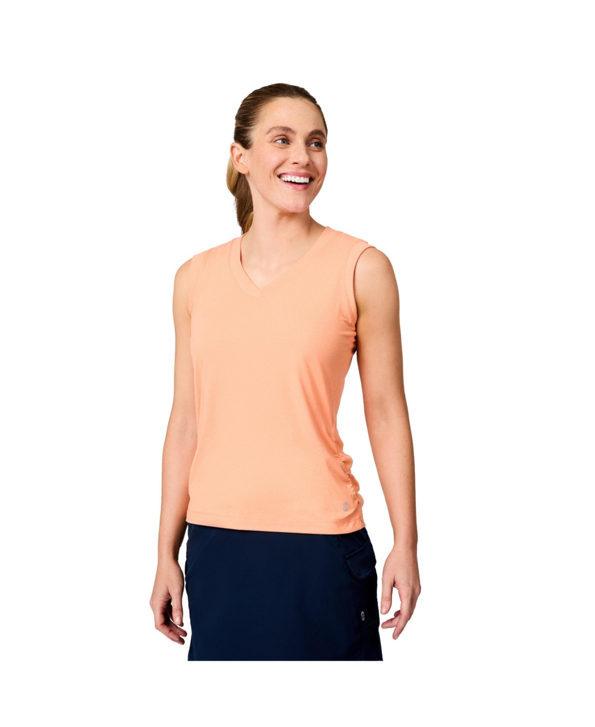Click here for Free Country Womens Microtech Chill V-Neck Tank To... prices