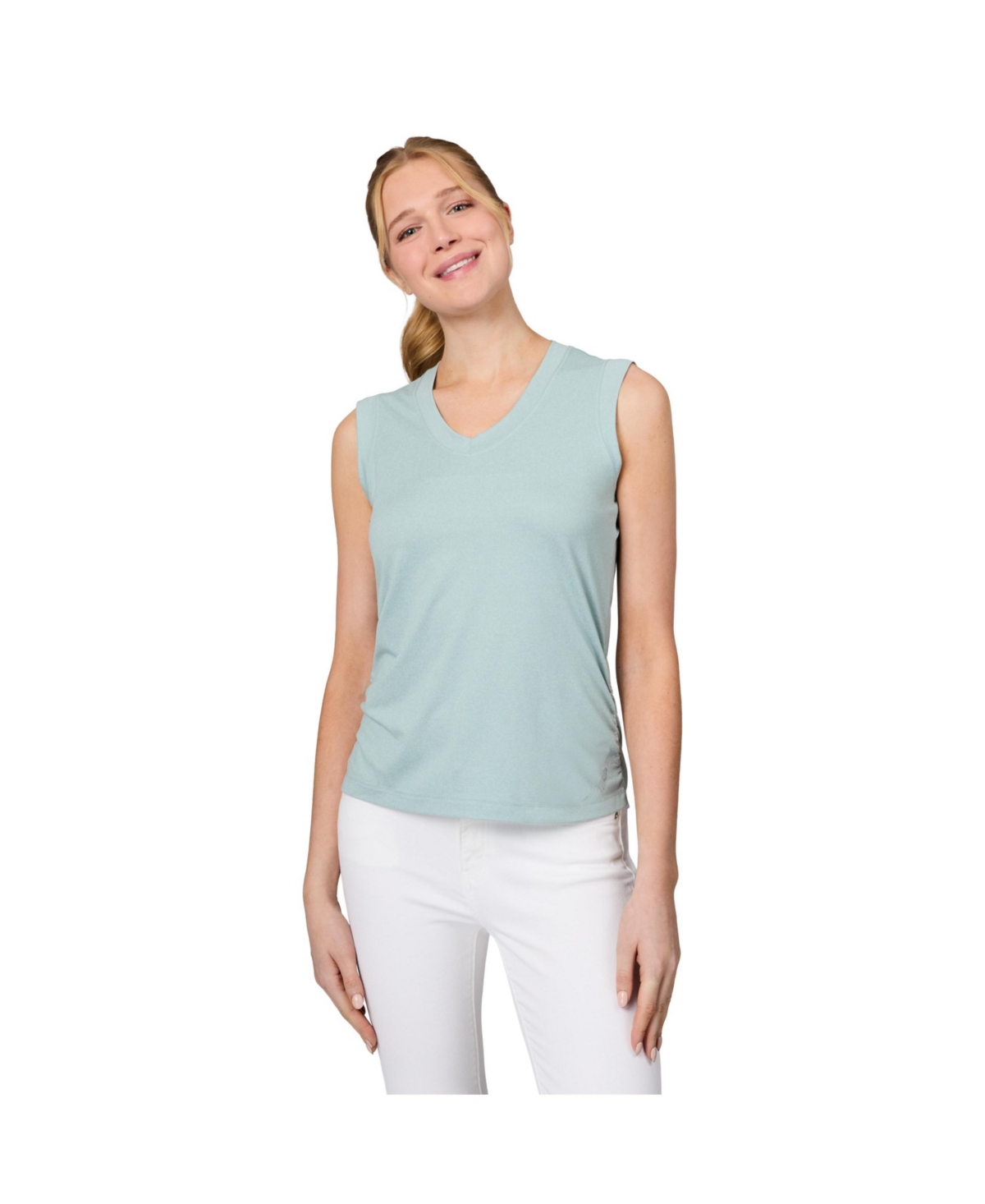Click here for Free Country Womens Microtech Chill V-Neck Tank To... prices