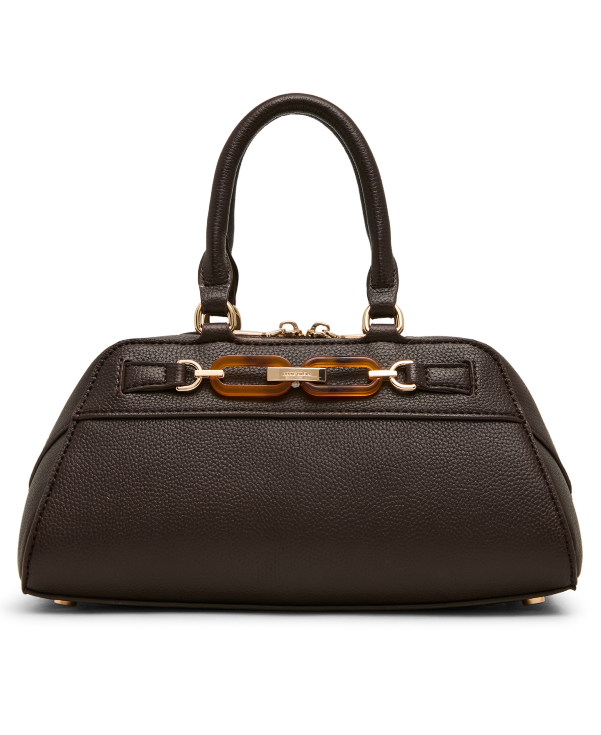 Click here for Anne Klein Tortoise Small Satchel Handbag - Black prices