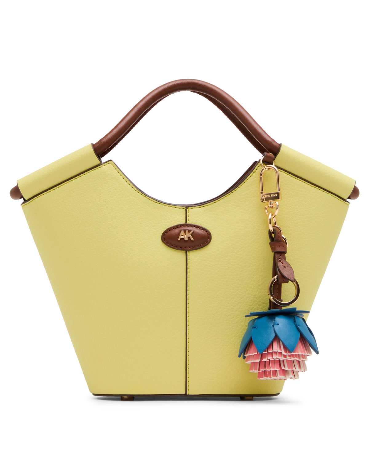 Click here for Anne Klein Mini Magnetic Snap Tote Handbag - Yello... prices