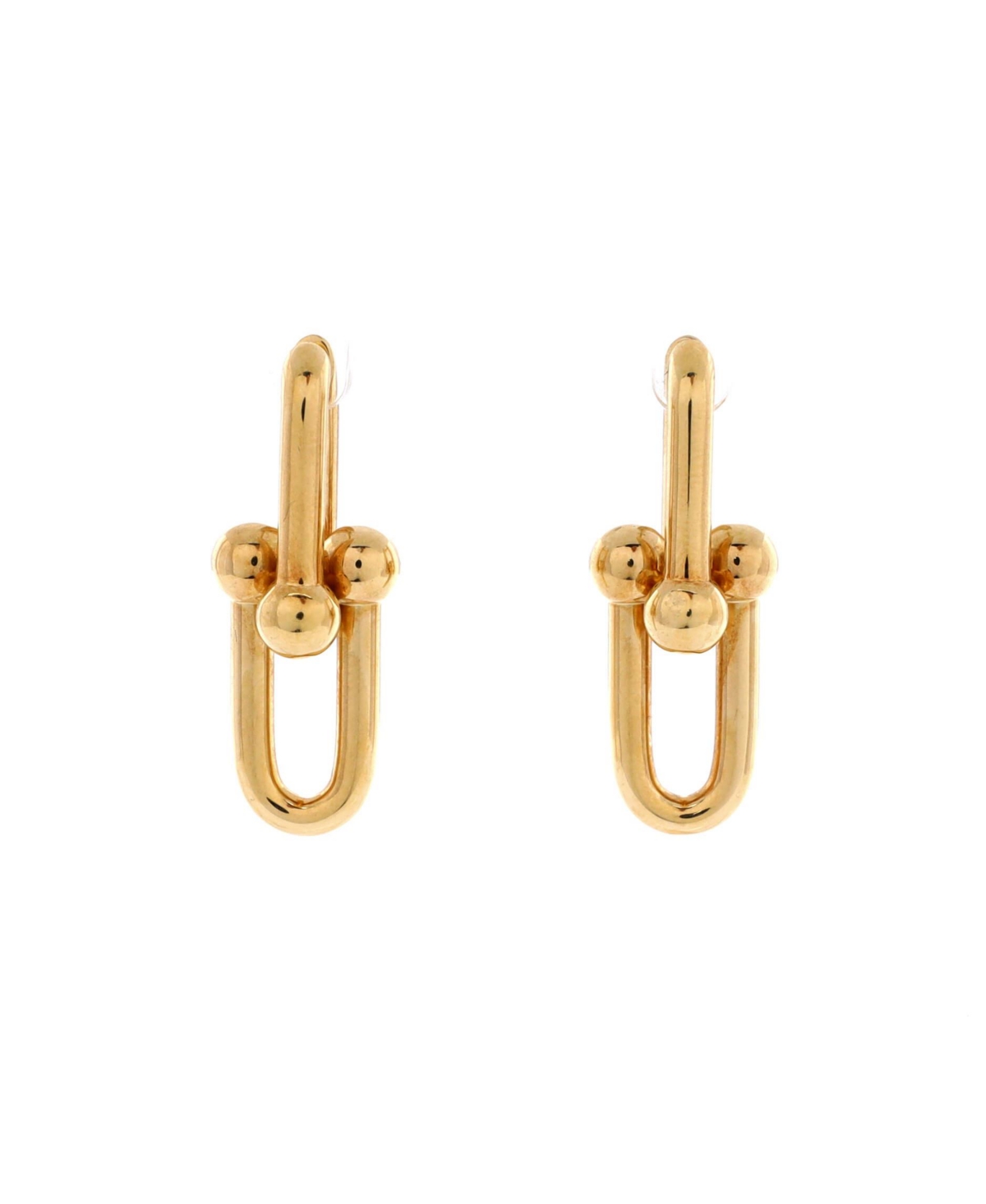Click here for Pre-Owned Tiffany & Co Hardwear Link Earrings - 18... prices