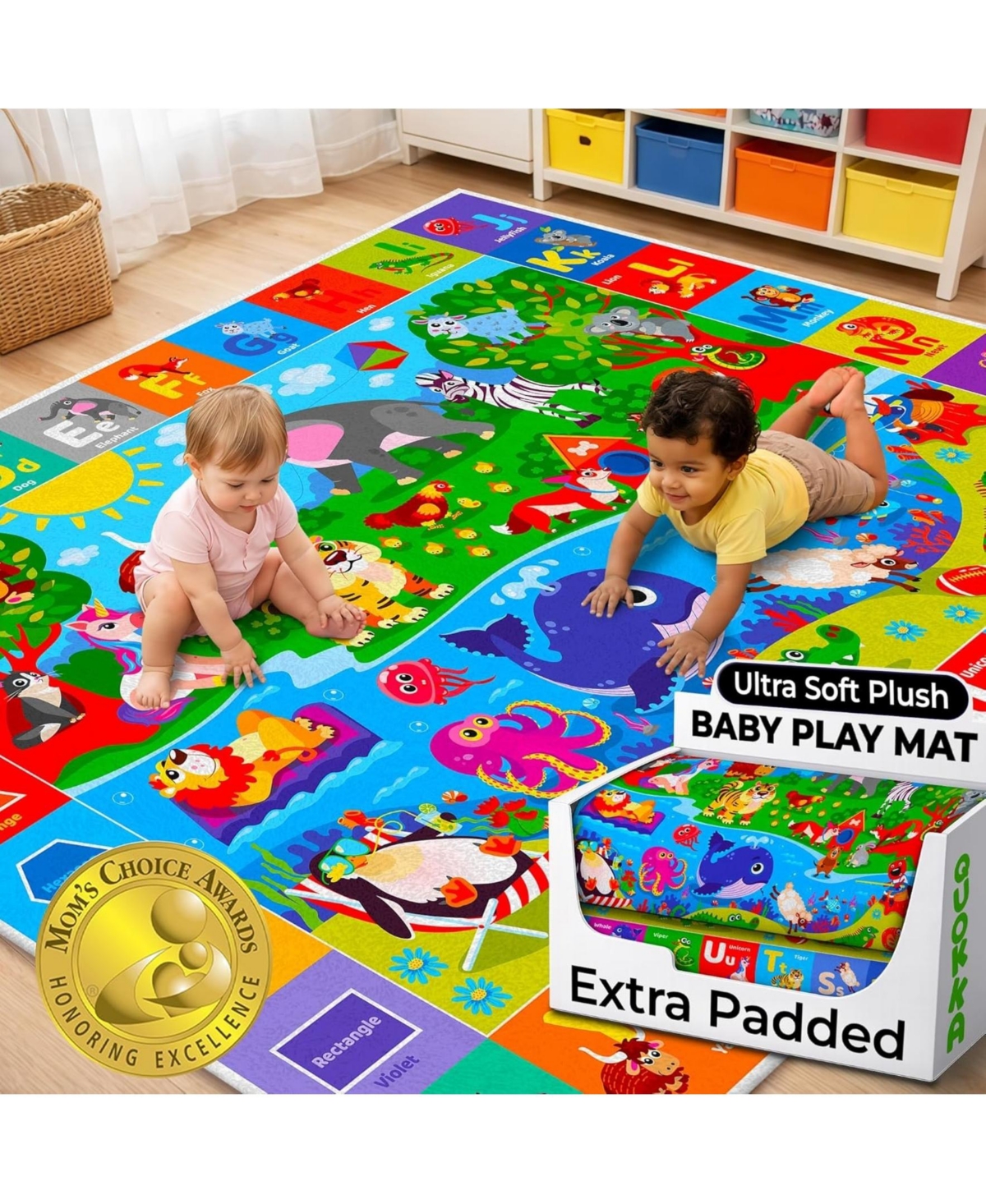 Click here for Quokka Super Soft Plush Surface Abc Playmat for Ki... prices